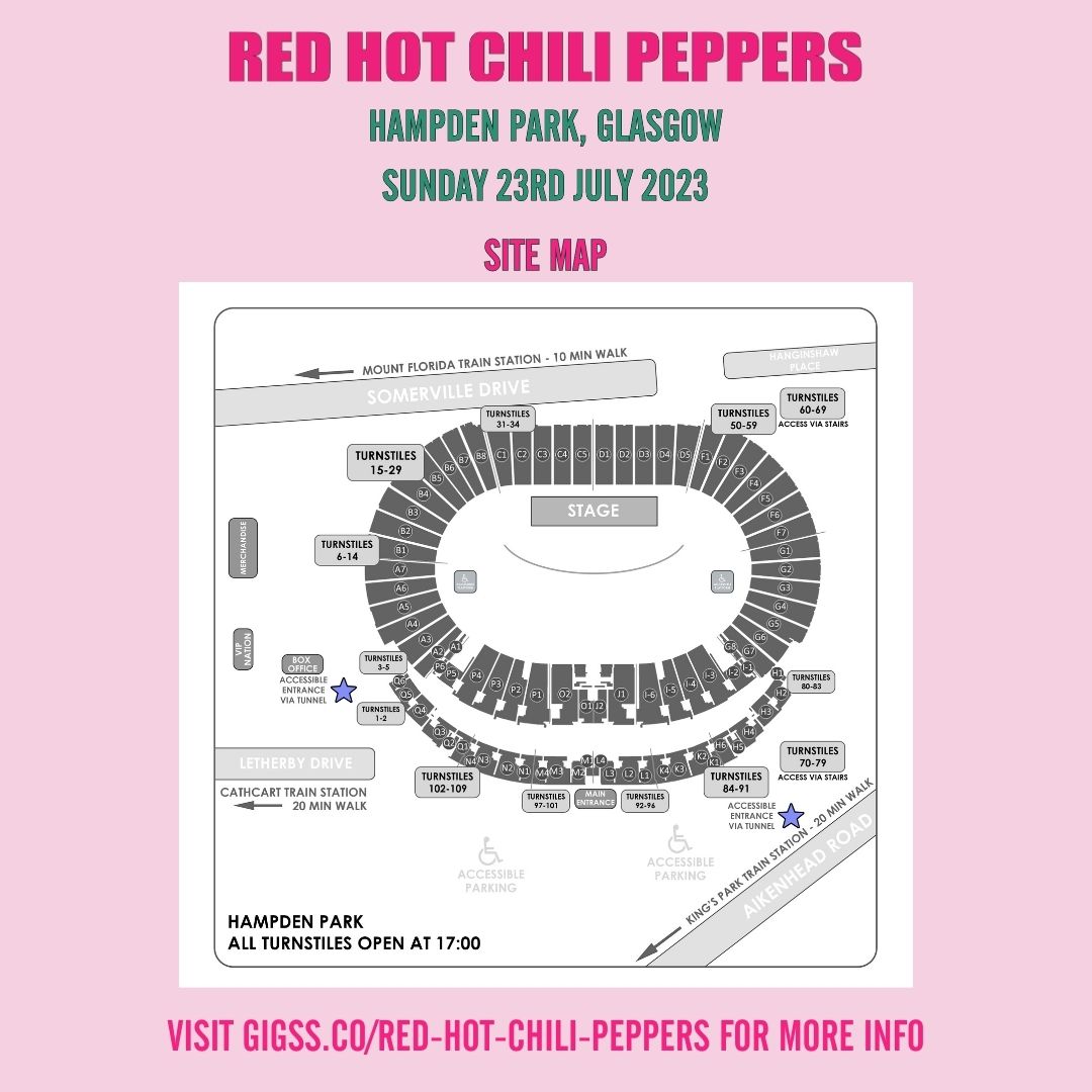 RED HOT CHILI PEPPERS 2023 TOUR | Hampden Park